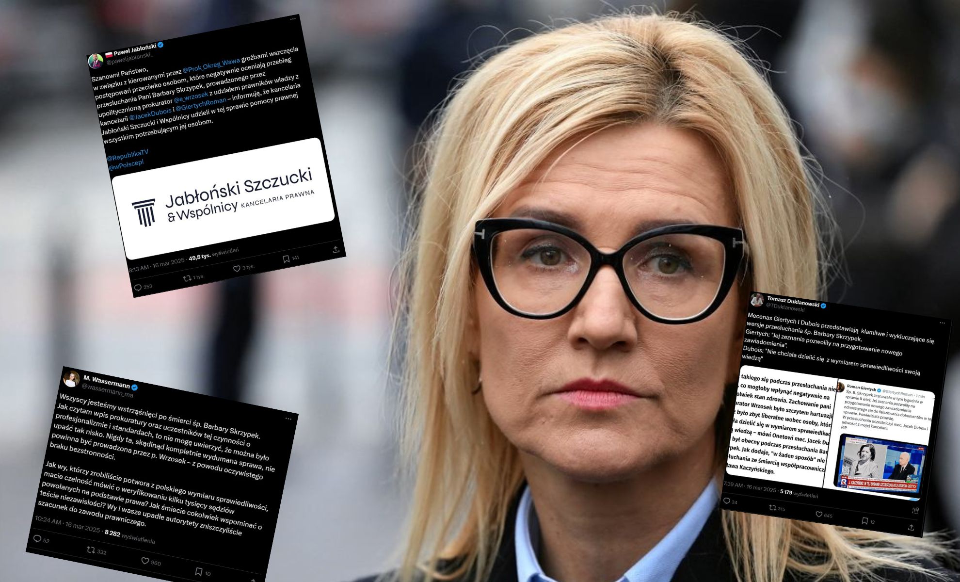 Prokurator Wrzosek grozi pytającym o przesłuchanie Barbary Skrzypek